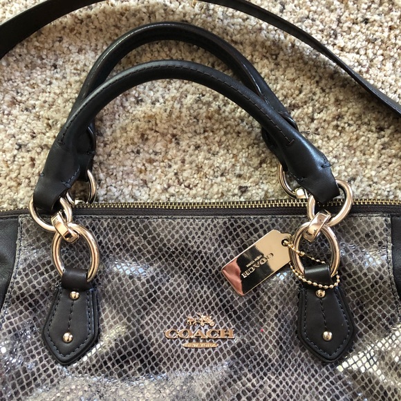 Coach | Bags | Coach Snakeskin Handbag | Poshmark